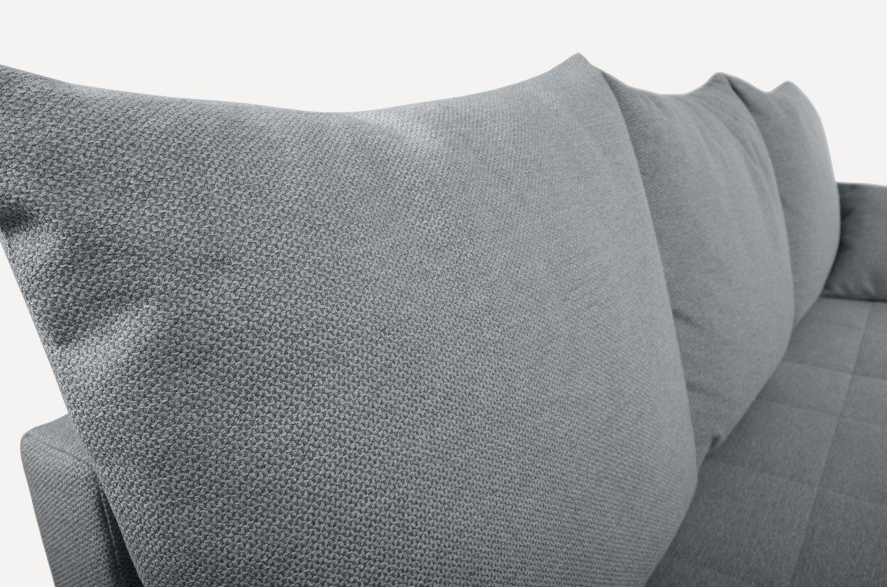 Диван угловой Дарол Textile Grey – купить в Москве по цене 49 990 ...
