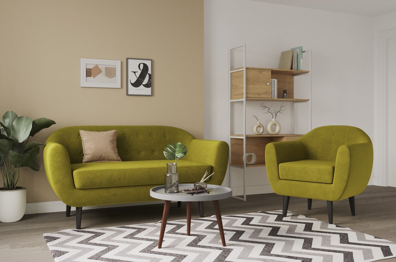 Диван Роттердам Velvet Lime – купить в Москве по цене 32 990 рублей в ...