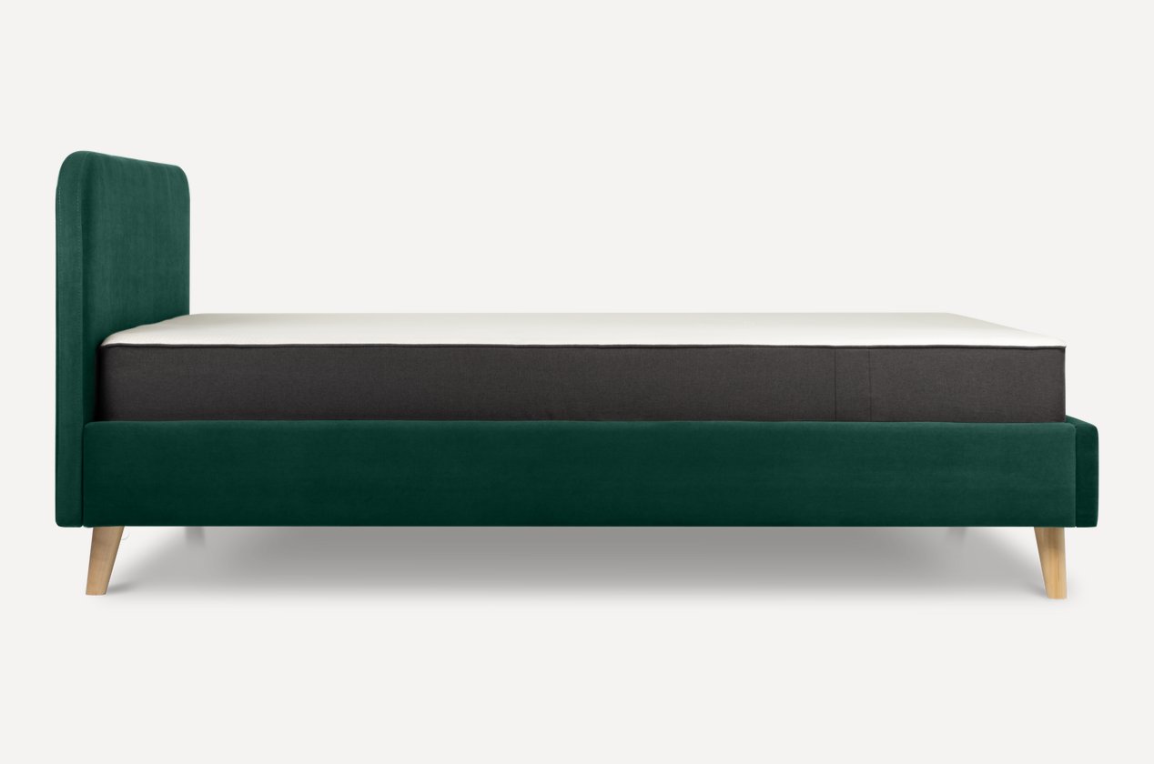 Кровать Лайтси 140 Velvet Emerald – купить в Москве по цене 24 990 ...
